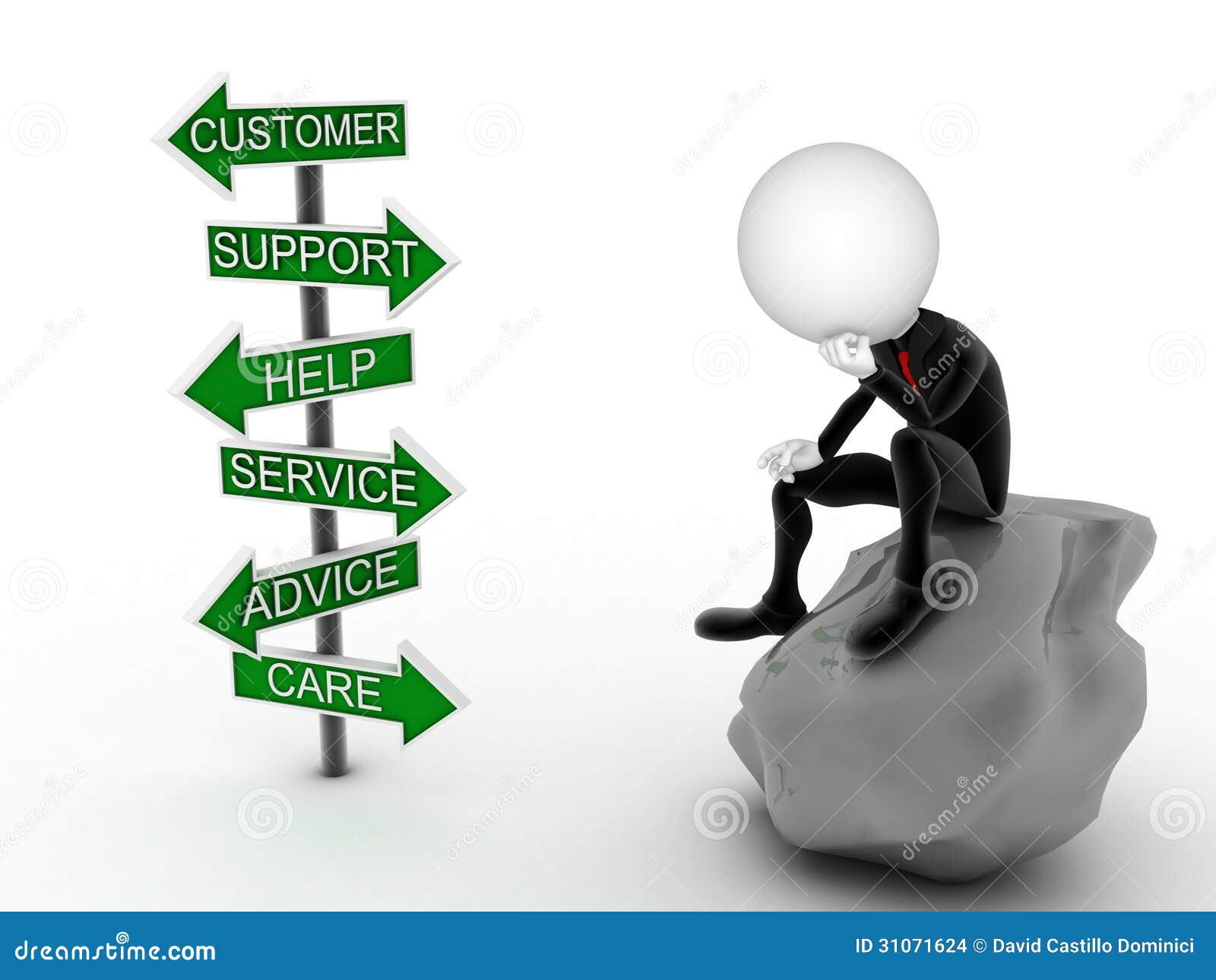 Street Signs with Support Related Words Stock Illustration ...