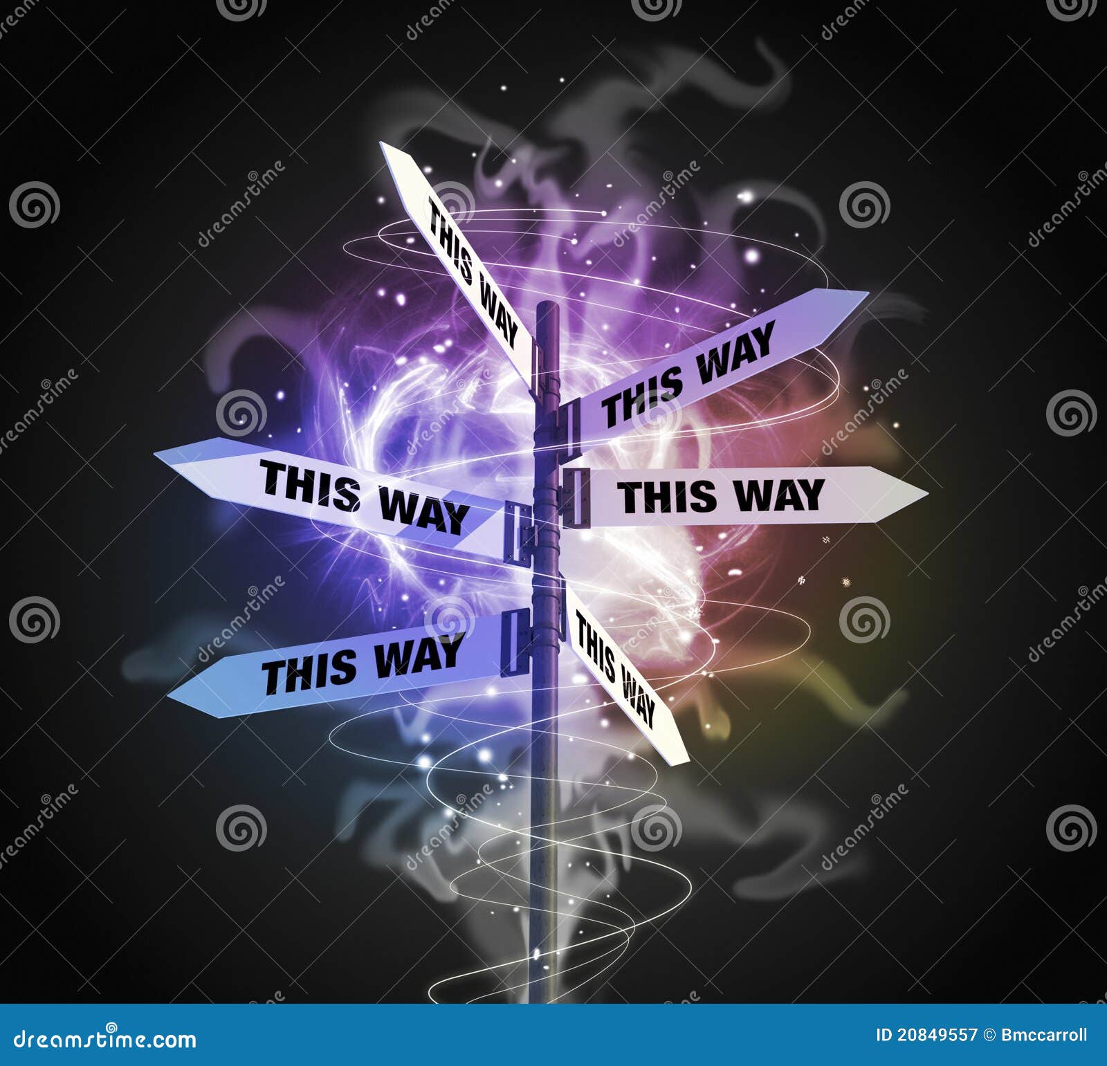Street Signs _Which Way stock illustration. Illustration of direction ...