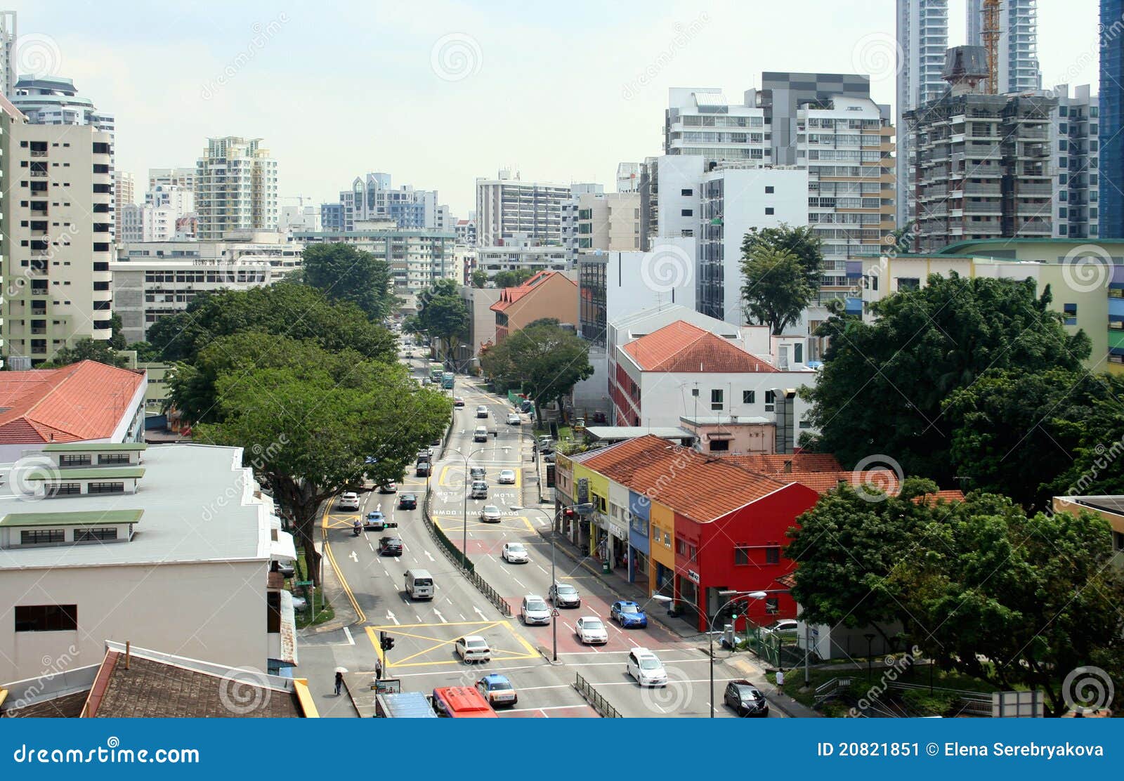 Street of Singapore stock image. Image of surface, thomson - 20821851