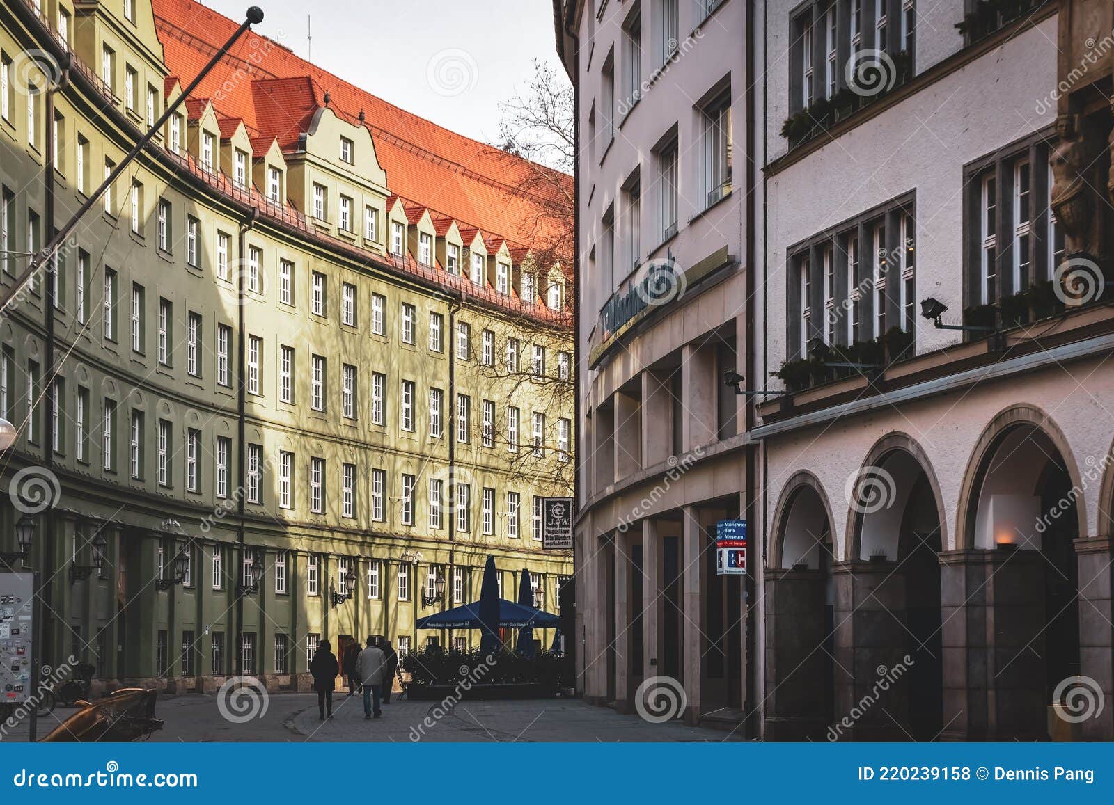 Street Snapshot in Munich Germany Editorial Stock Photo - Image of town ...