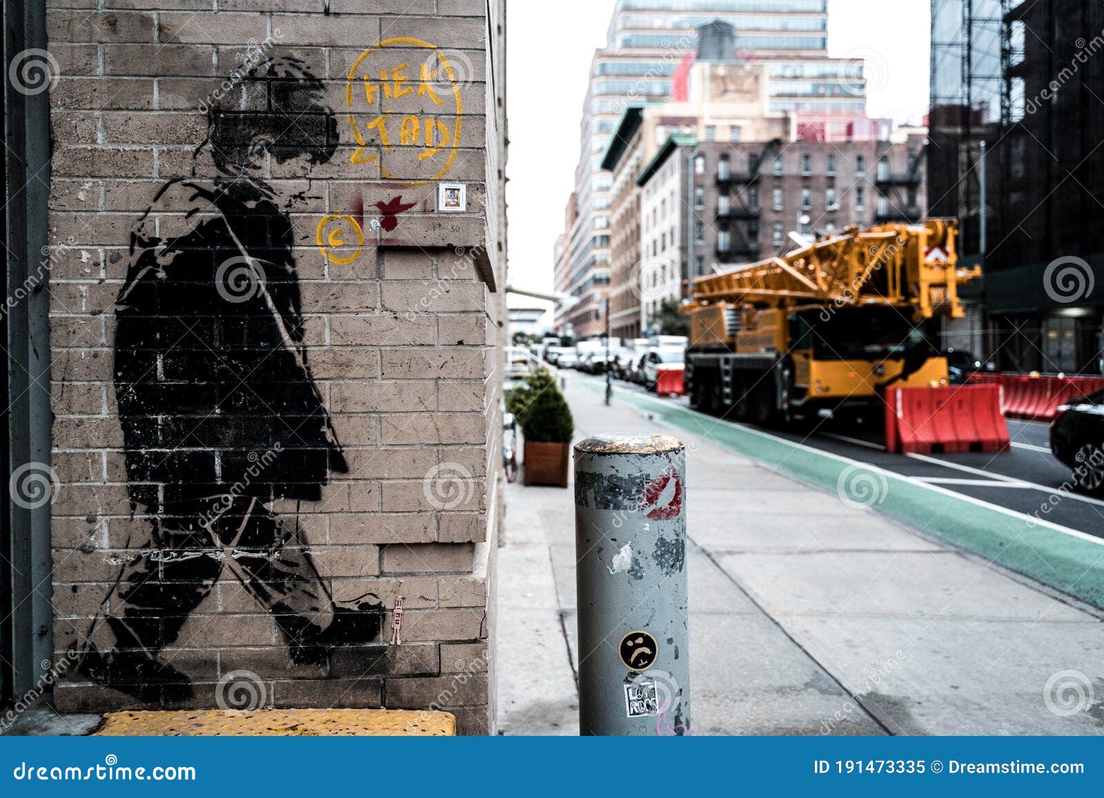 Street Spray New York Houses New York Street Travel Editorial Image ...