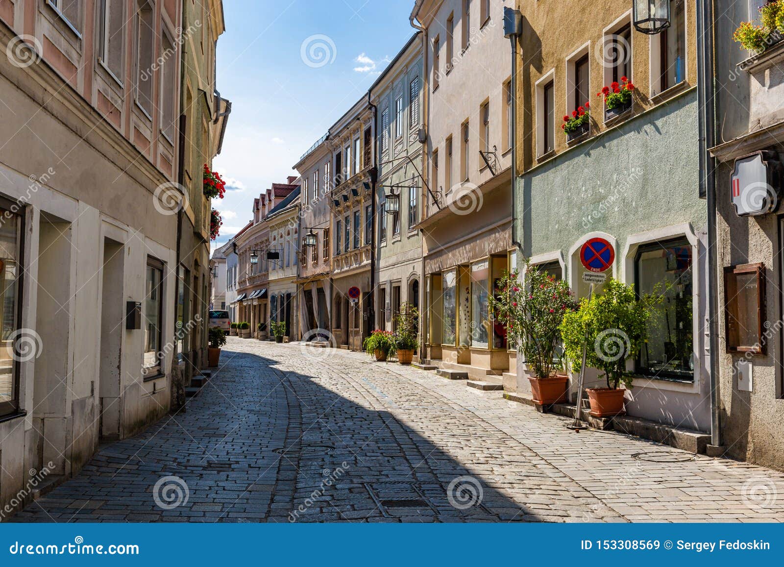 Street in Steyr - a Town in Austria Stock Image - Image of city ...