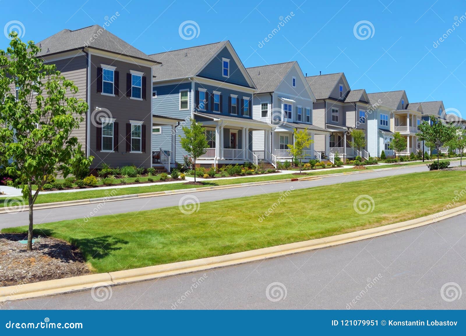 Suburban Community Street