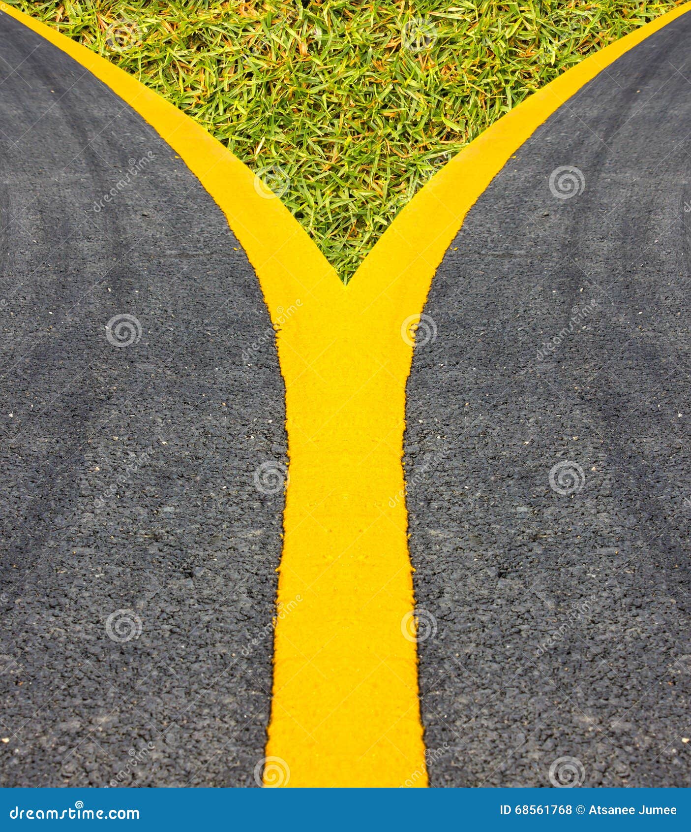 Street Surface Street Lines Edge Line Yellow Stock Photo - Image of ...