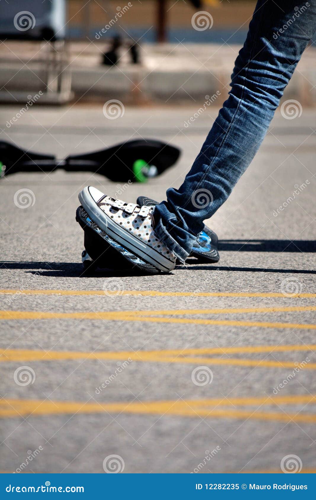 Street surfer girl stock image. Image of streetsurfing - 12282235