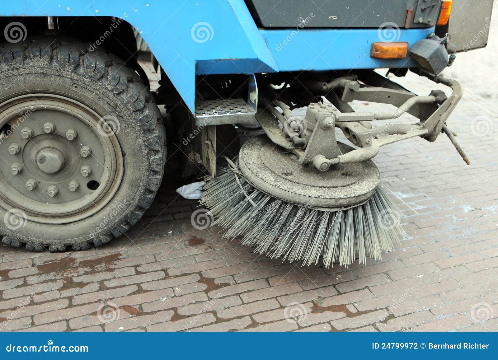 Street Sweeper stock photo. Image of tool, brush, scrub - 24799972