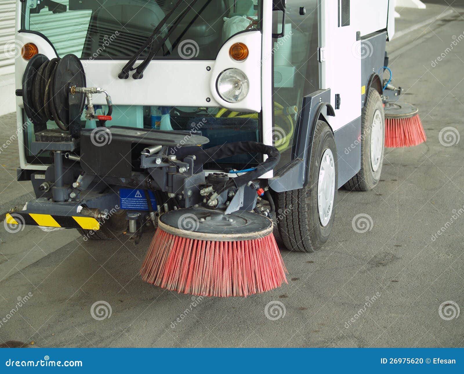 Street sweeper. stock photo. Image of contemporary, scene - 26975620