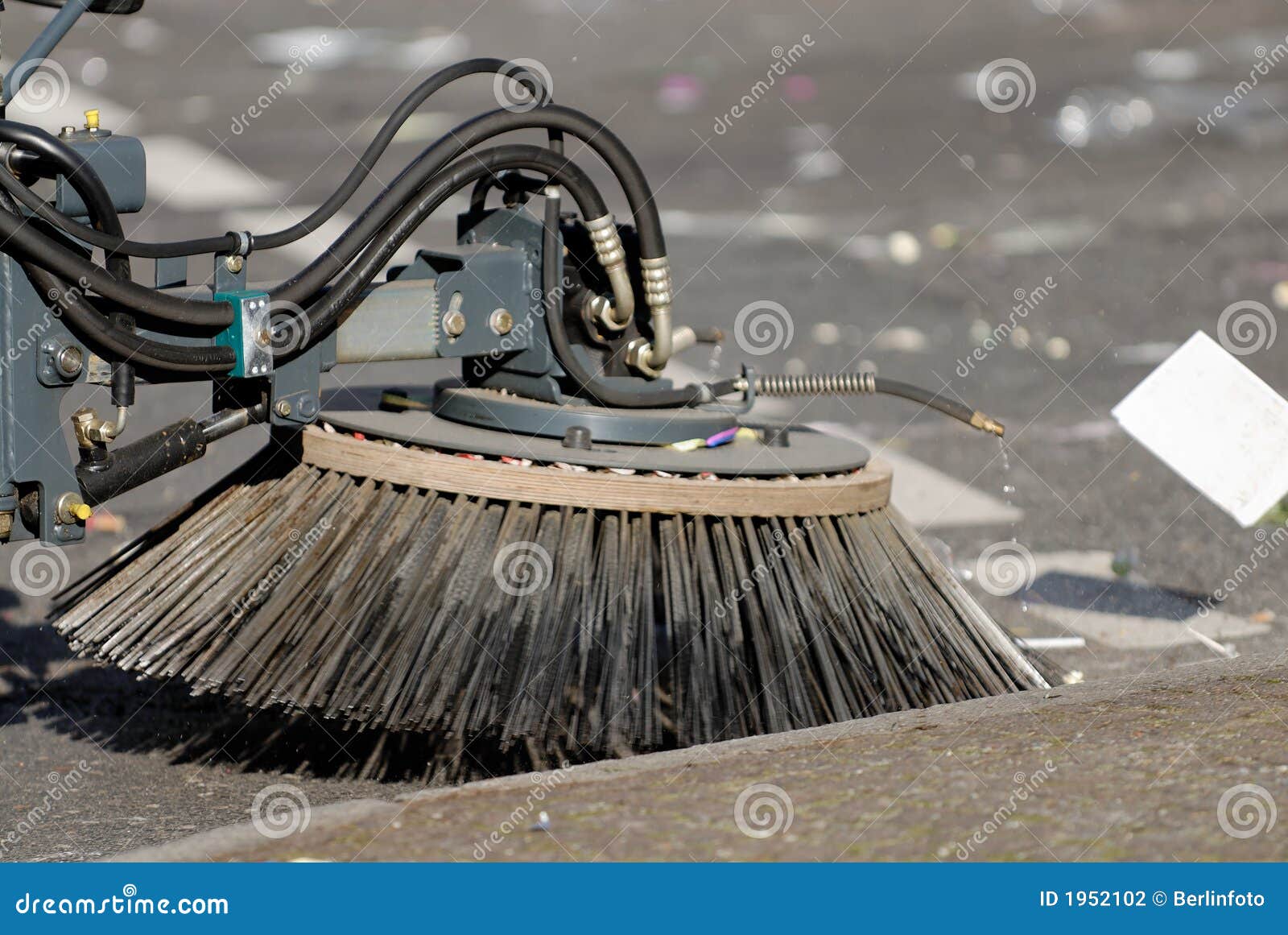 Street sweeper car stock photo. Image of drudge, asphalt - 1952102