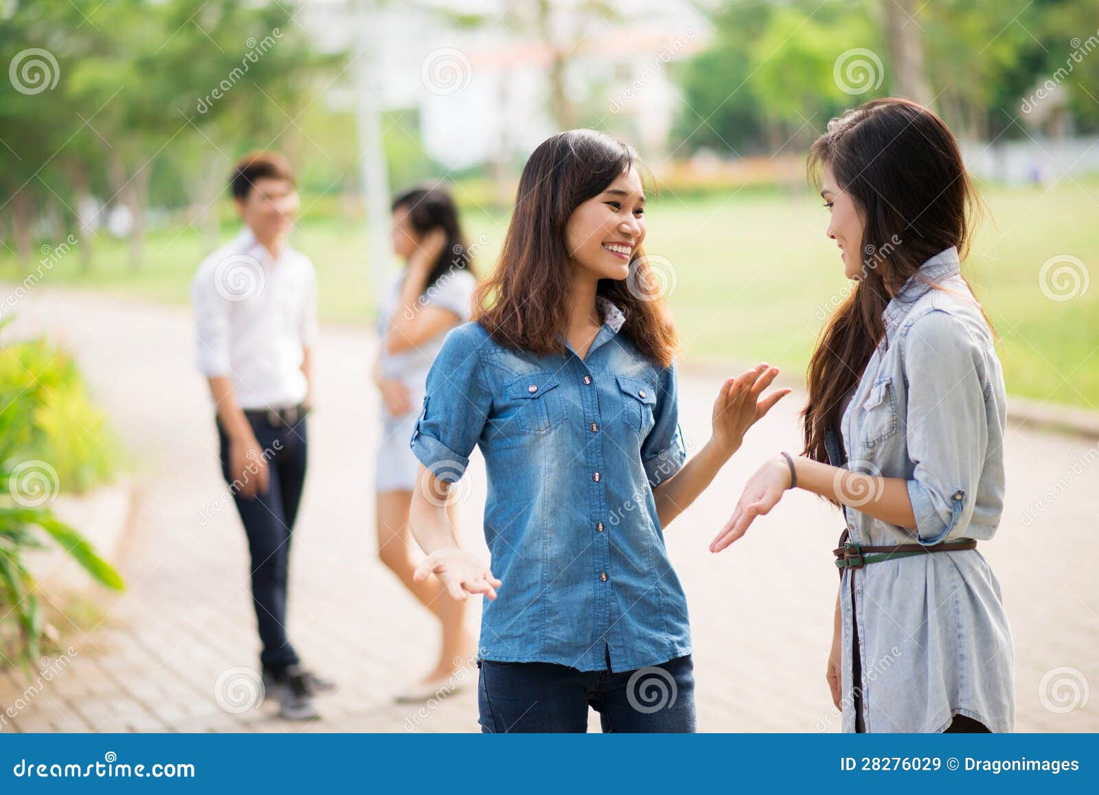 Street talk stock image. Image of male, lifestyle, people - 28276029