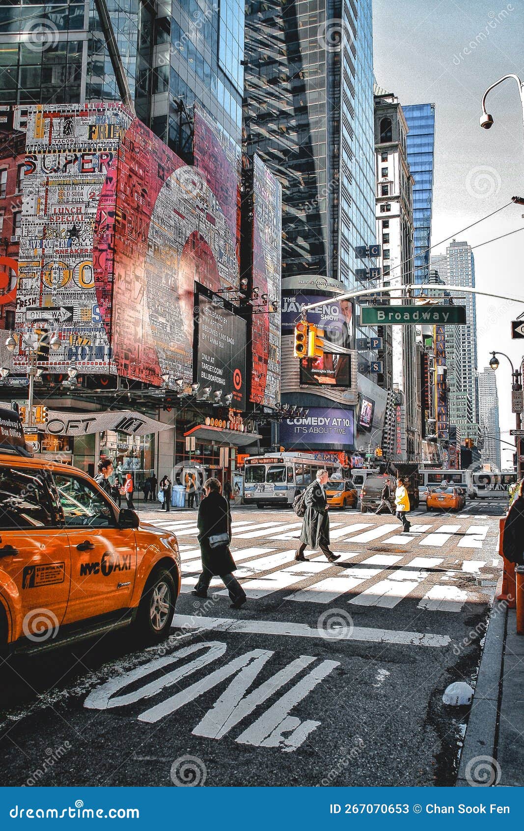 Street in Times Square New York Editorial Stock Photo - Image of ...