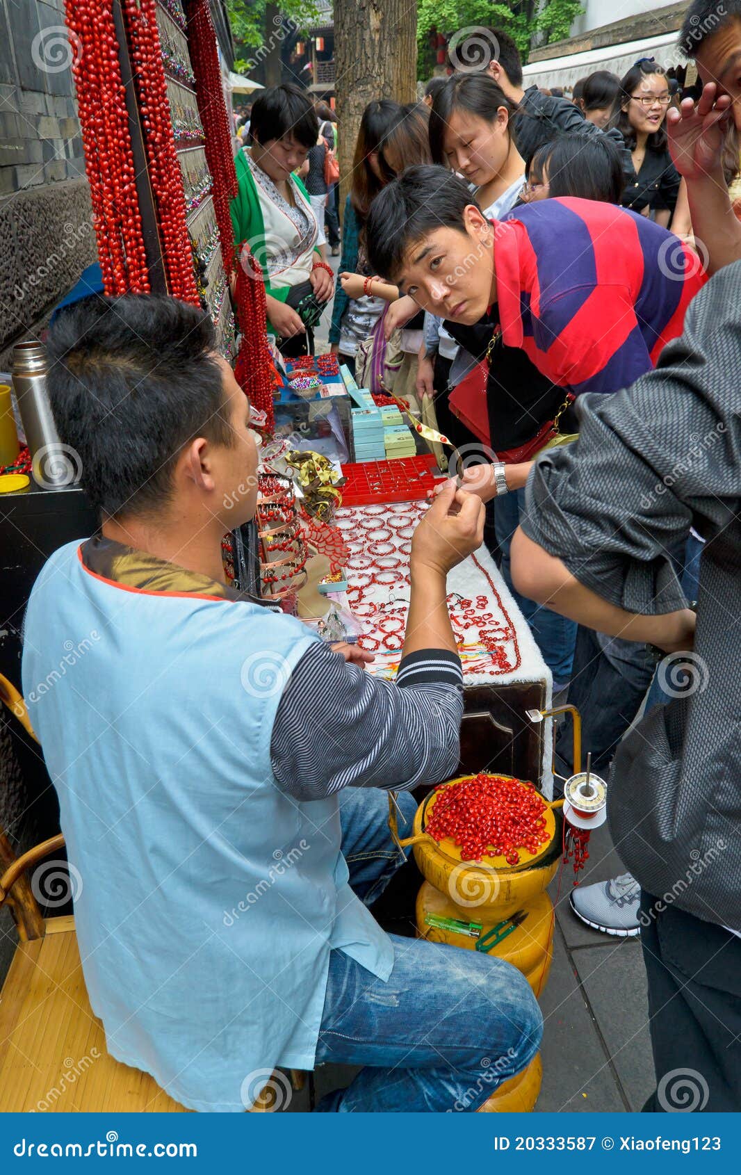 Street trade editorial photography. Image of sell, china - 20333587