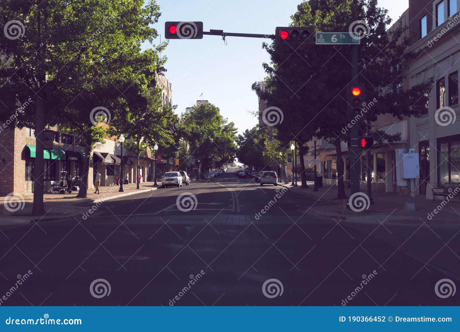 Street with Traffic Lights, City of Waco Texas USA Editorial ... Street with Traffic Lights, City of Waco Texas USA Editorial ...
