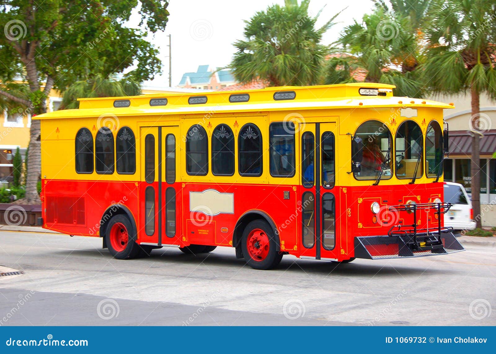 Street Trolley Powered by Biodiesel Stock Photo - Image of trip ...