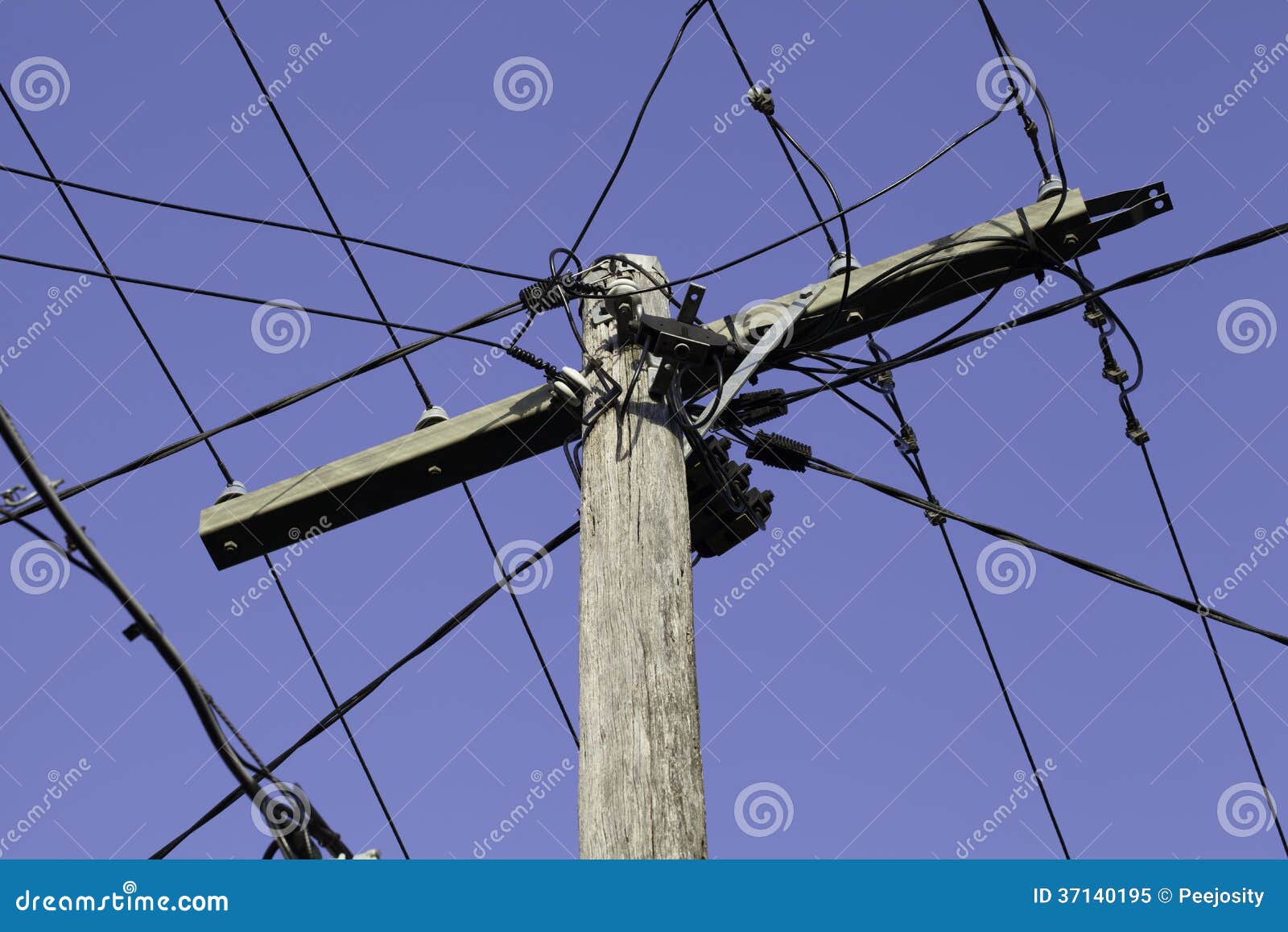 Street Utility Pole stock image. Image of environment - 37140195