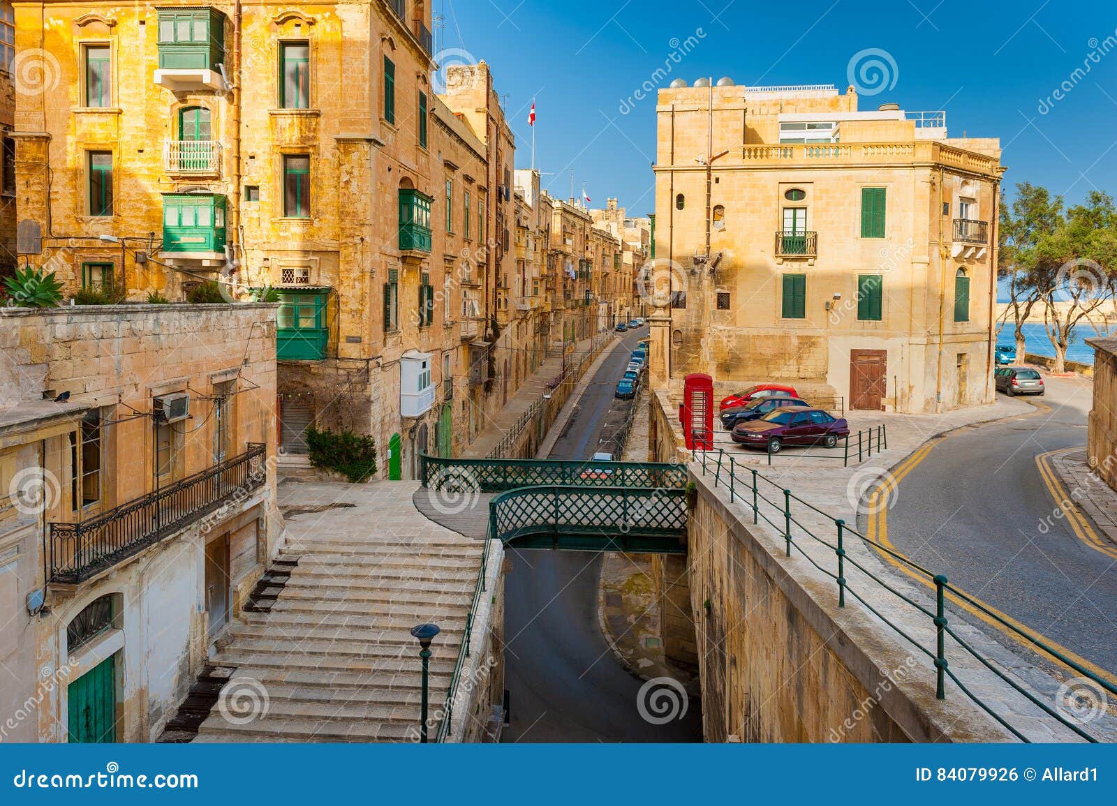 Street in Valletta Malta stock photo. Image of destinations - 84079926