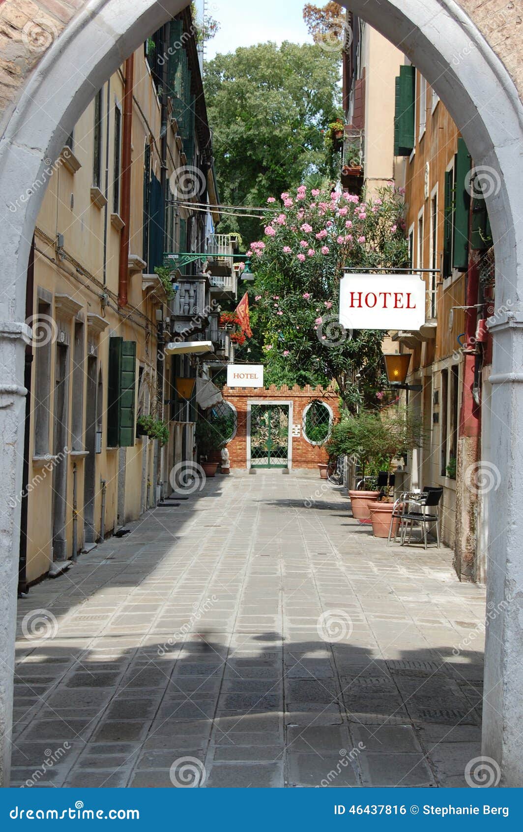 Street in Venice stock photo. Image of vacation, view - 46437816