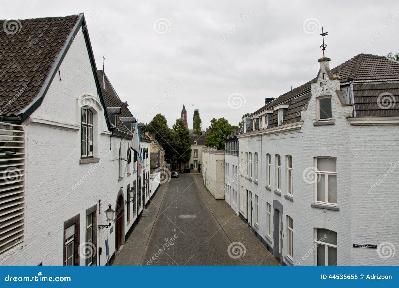 Dutch Street view stock image. Image of holland, historic - 44535655