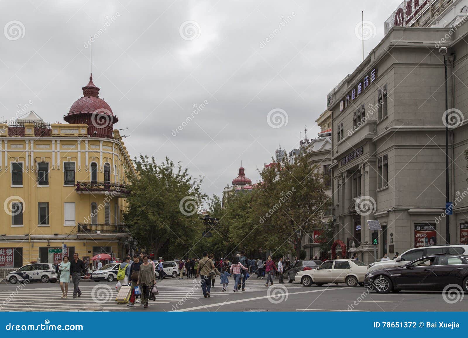 Street View in Harbin,china Editorial Photography - Image of view ...