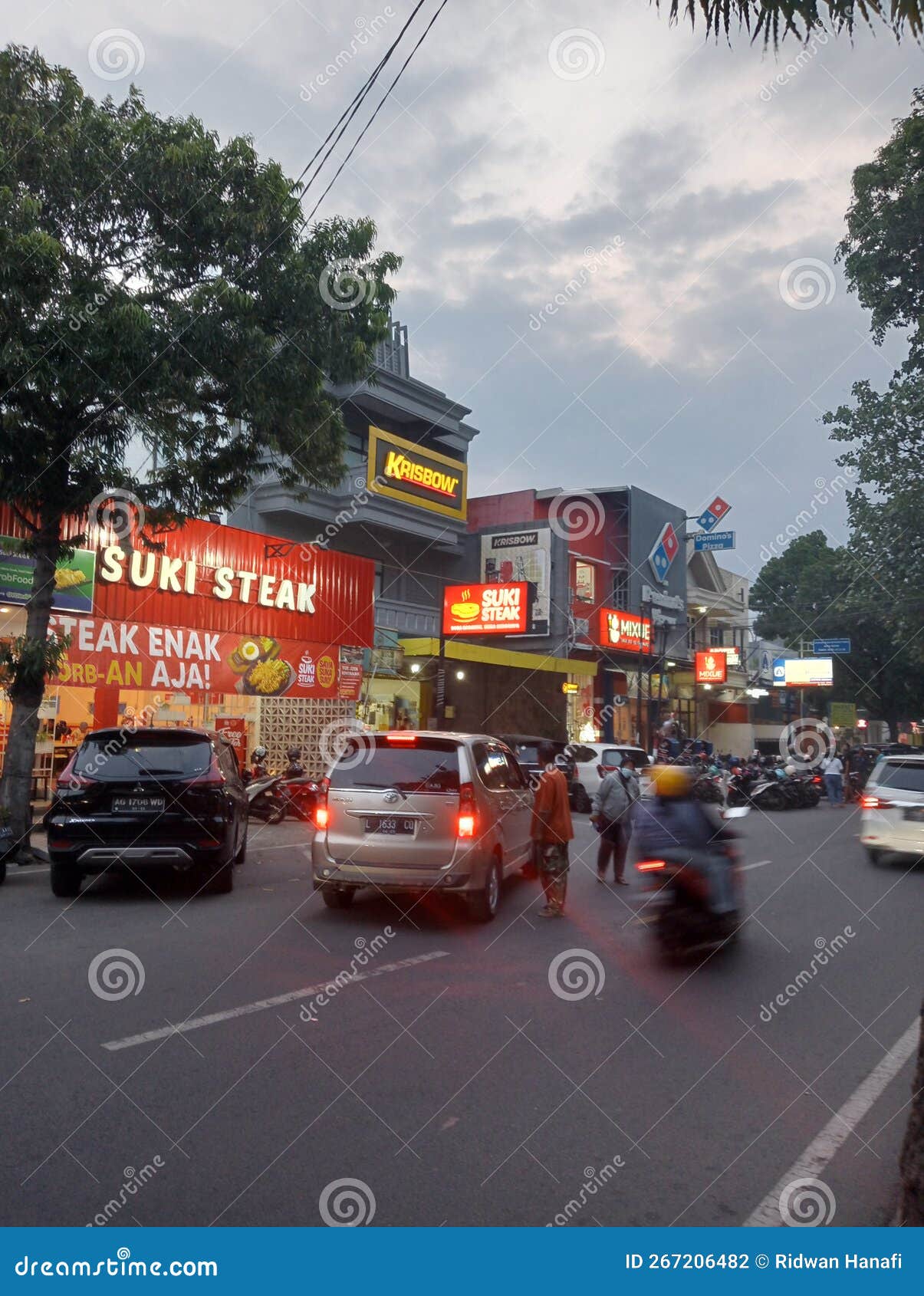 Street View in Java at Afternoon Sunday Editorial Photography - Image ...