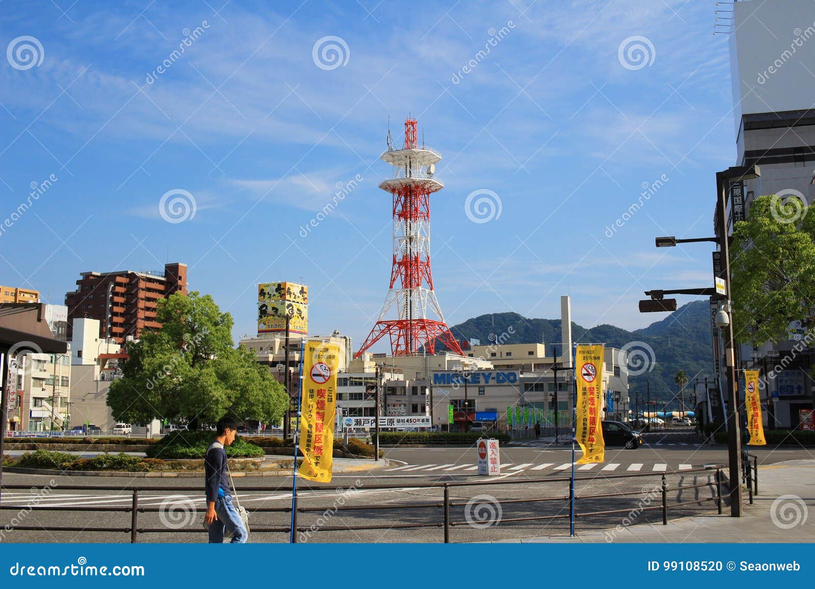 Street View of Mihara Japan Editorial Image - Image of store, landscape ...