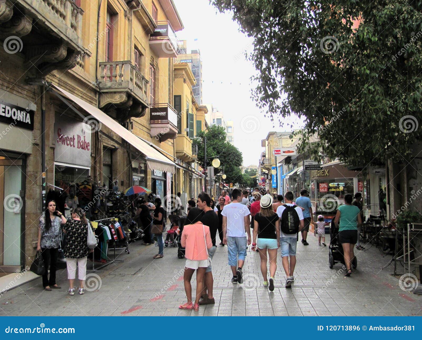 A Street View in Nicosia, Cyprus Editorial Photo - Image of homes ...
