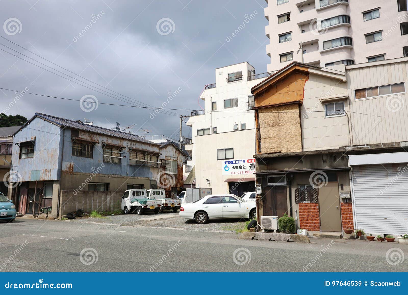 The Street View at Shimonoseki Editorial Stock Image - Image of scene ...