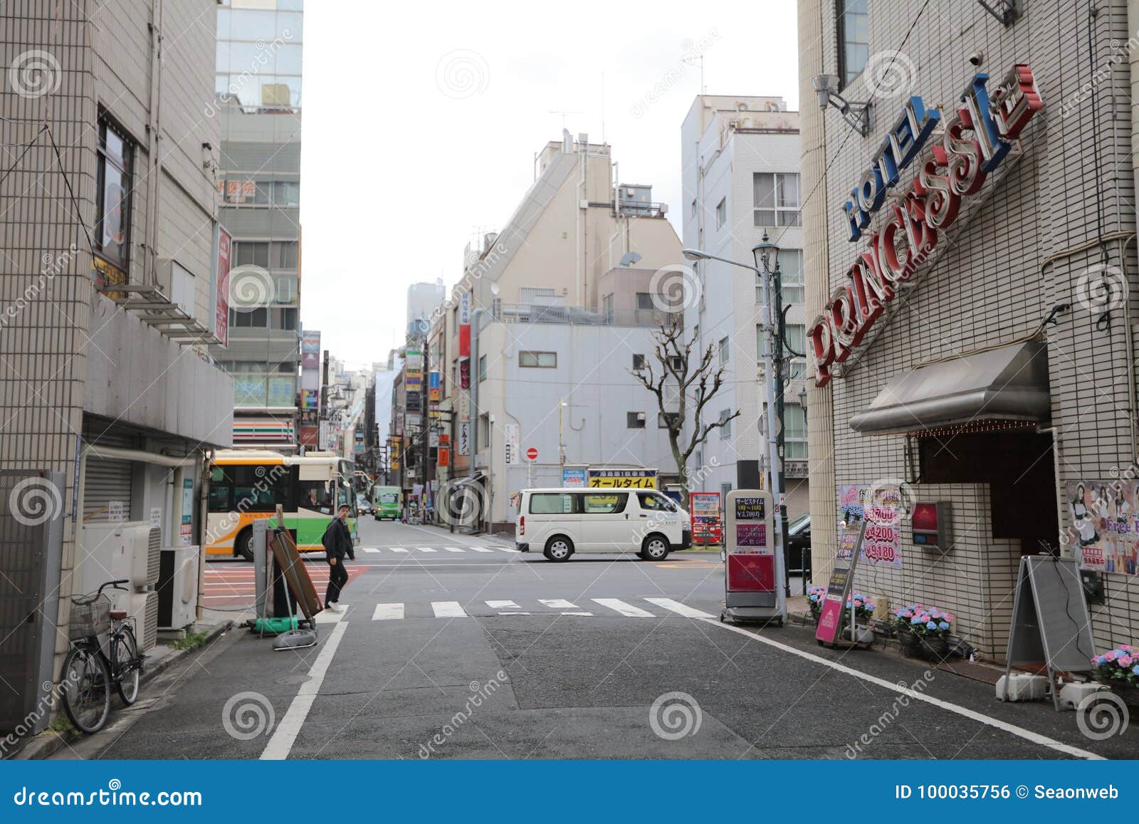 Street view at tokyo japan editorial photo. Image of travel - 100035756