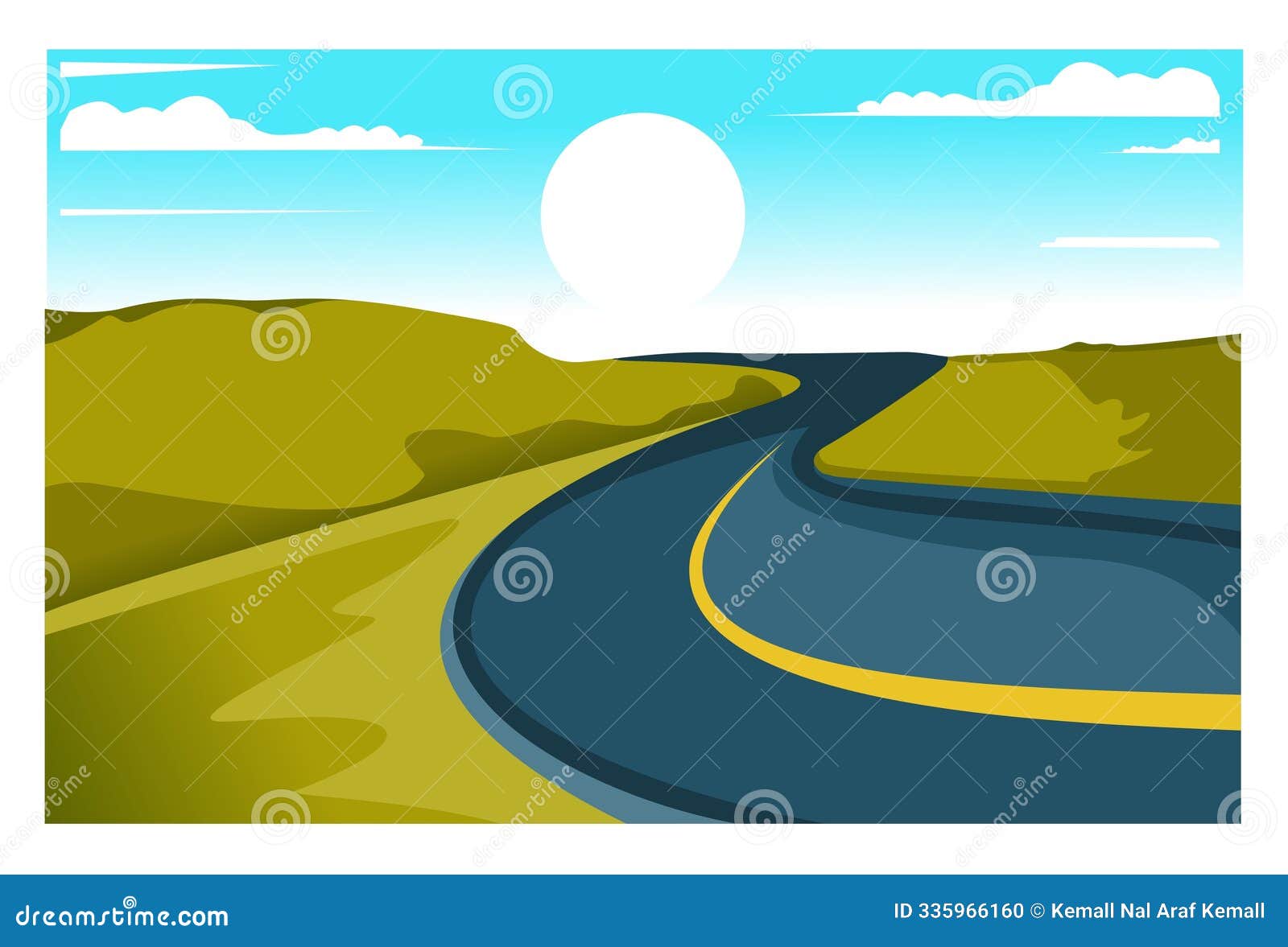 Street View Vector Illustration Stock Illustration - Illustration of ...