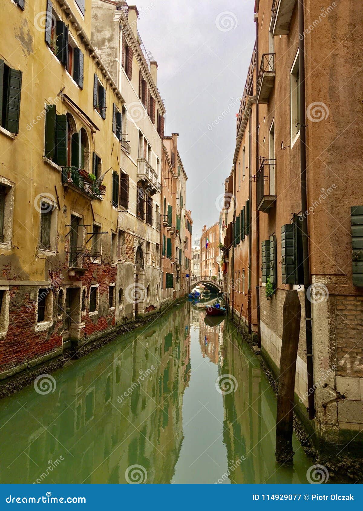 Venice, Italy. stock image. Image of venice, view, green - 114929077