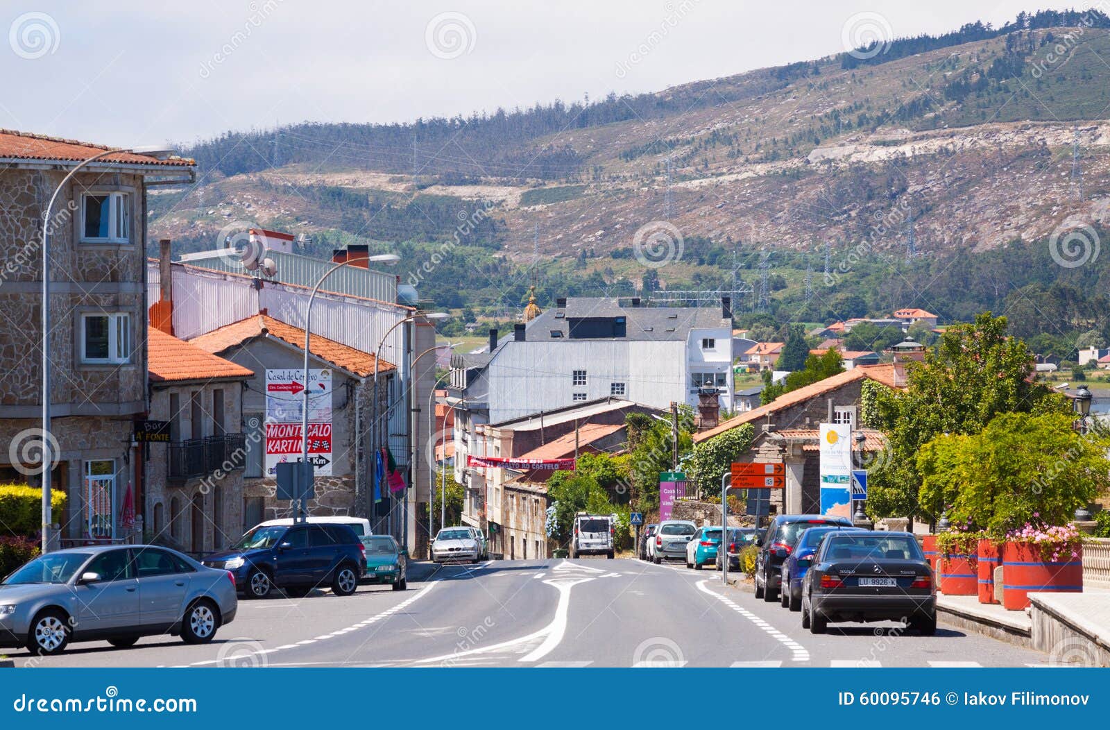 Street of Vimianzo. a Coruna Editorial Photo - Image of morte, costa ...
