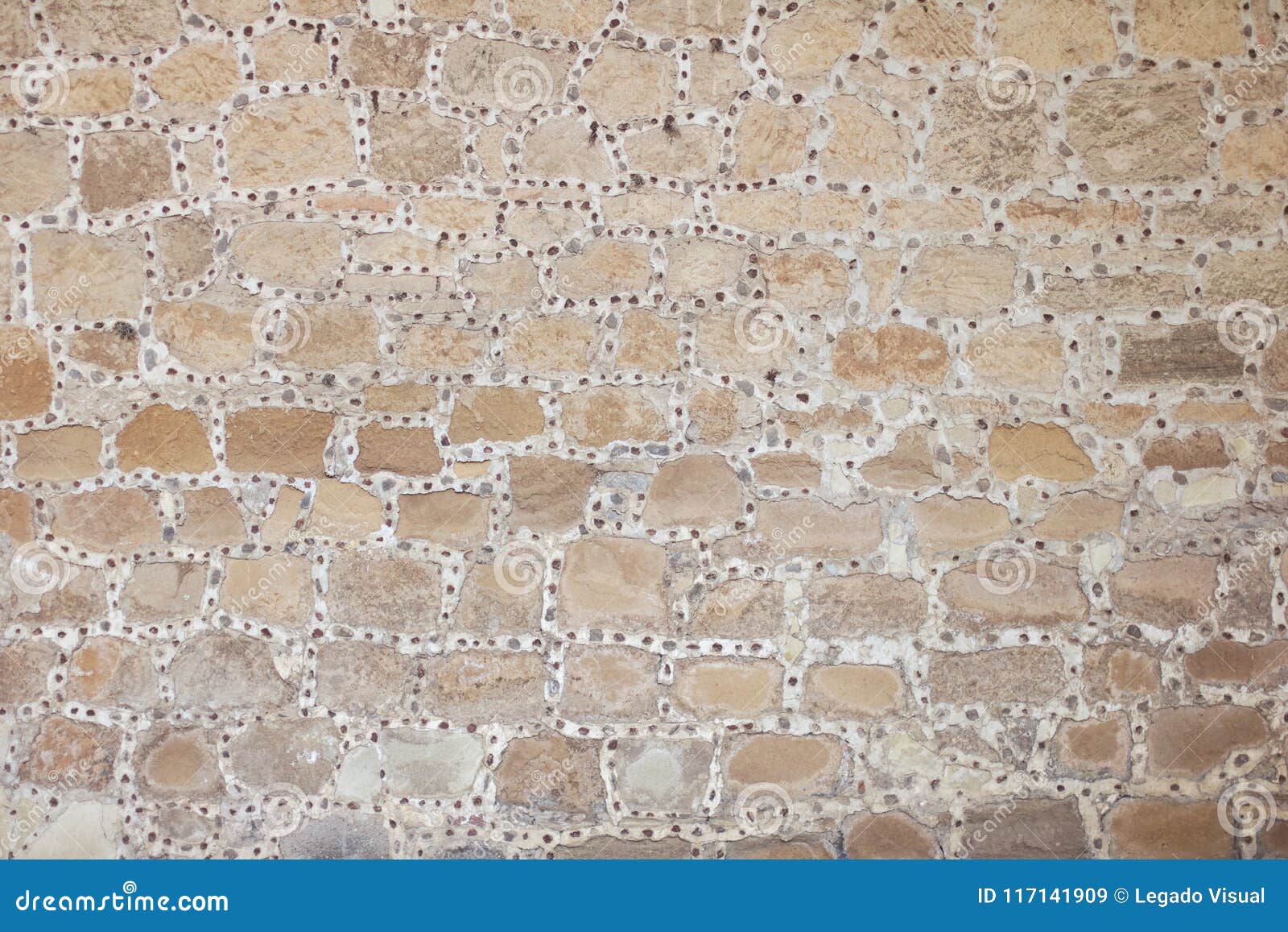 Colonial brick wall stock image. Image of grunge, mexicon - 117141909