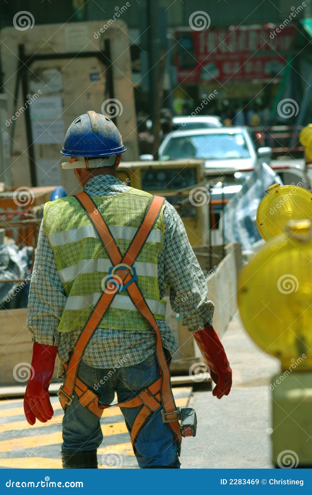 Street Worker stock image. Image of urban, kong, street - 2283469