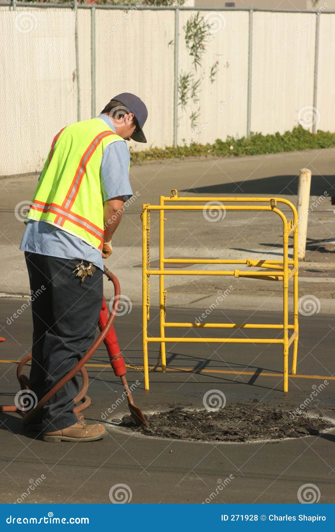 Street worker stock photo. Image of digging, fellow, work - 271928