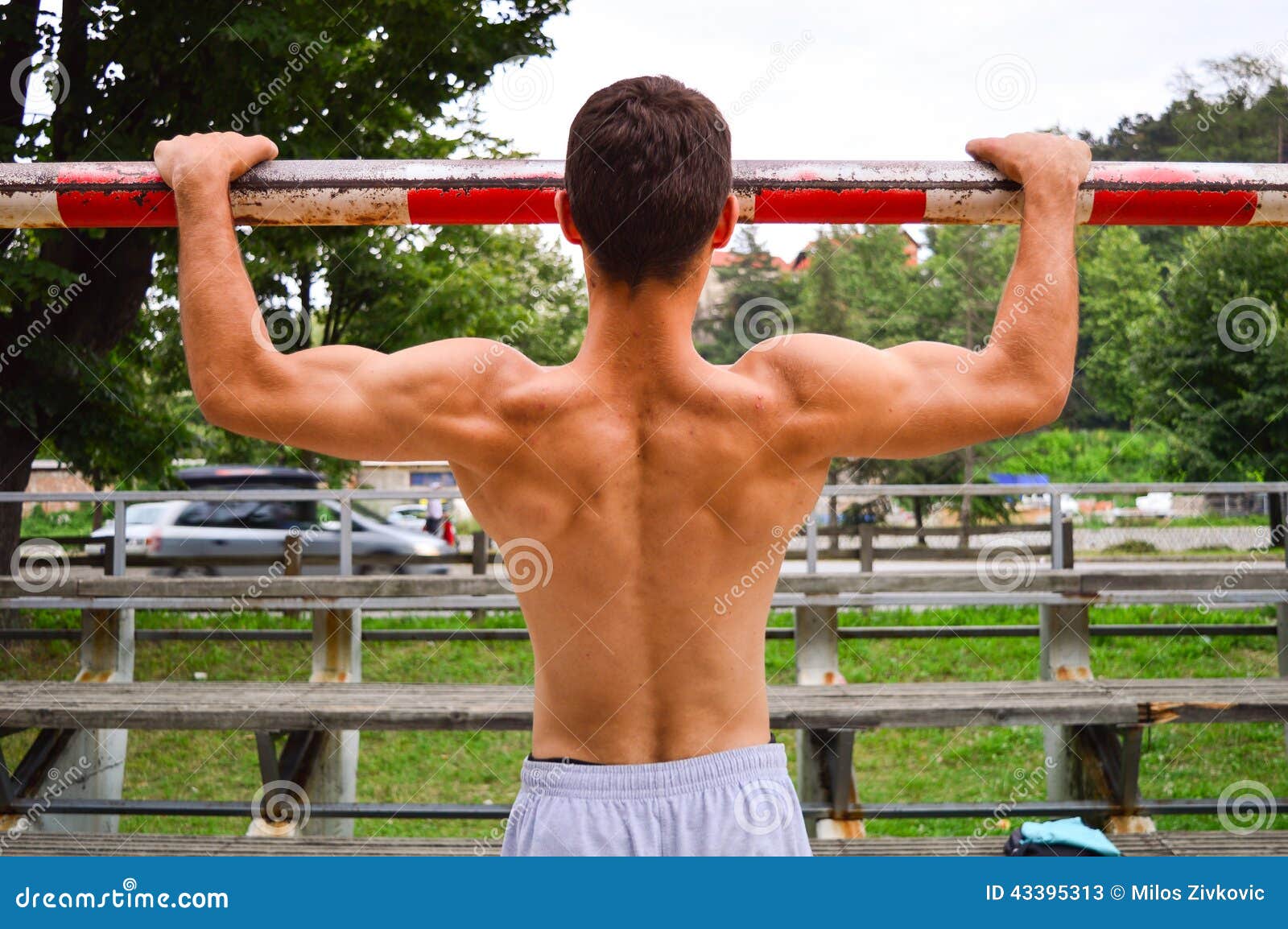 STREET WORKOUT stock image. Image of athlete, bicep, arms - 43395313