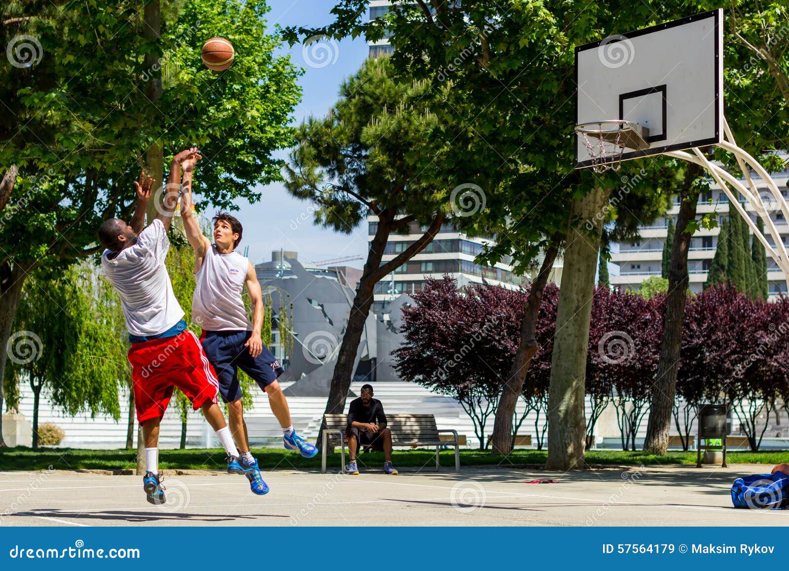Streetball imagen de archivo editorial. Imagen de lifestyle - 57564179