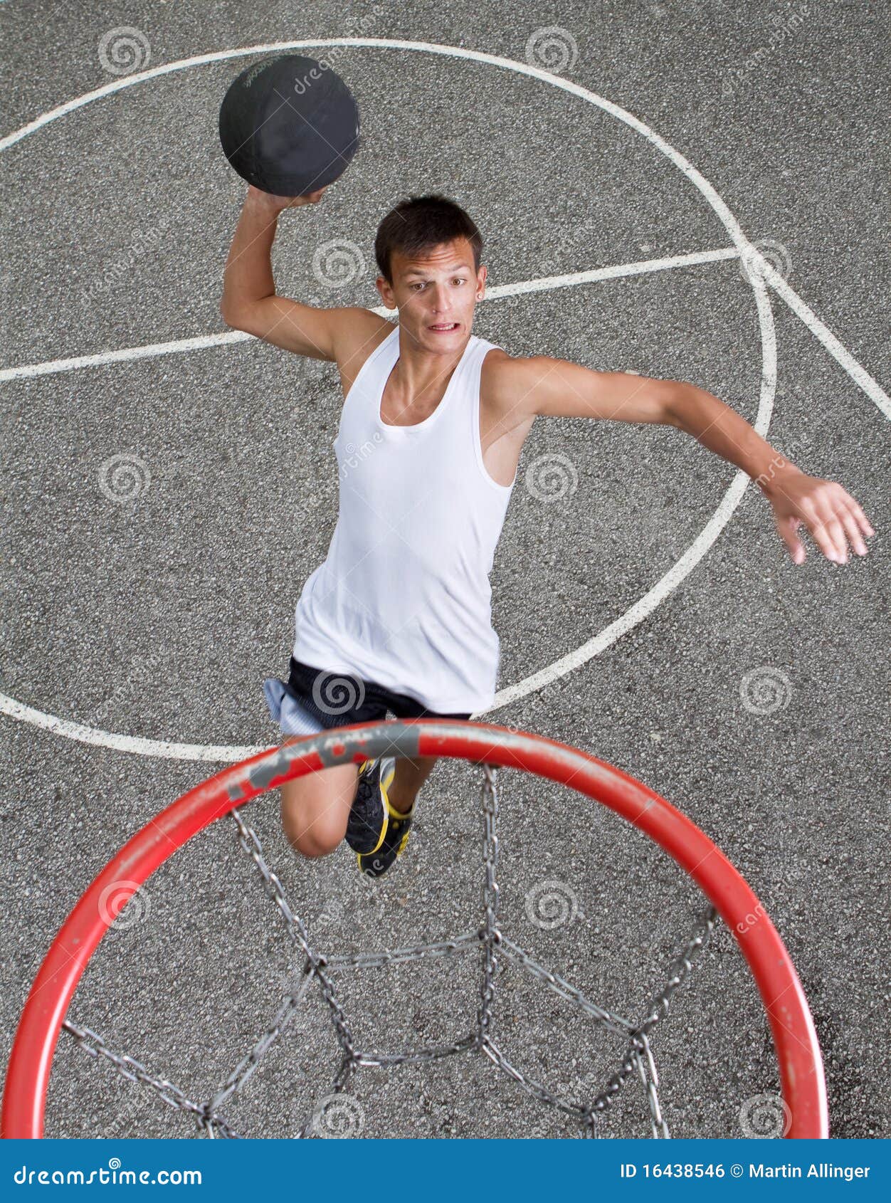 Streetball action stock photo. Image of people, basket - 16438546
