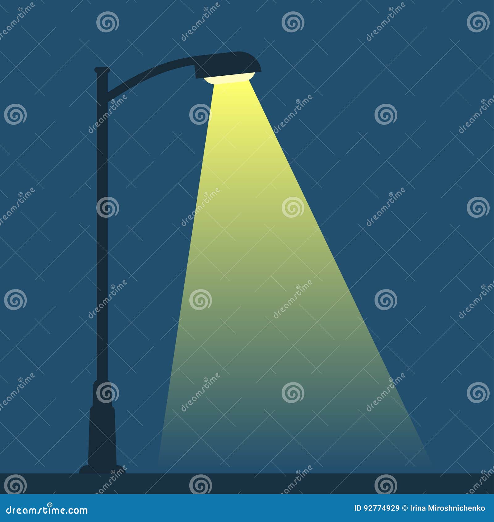 Streetlight Cartoon Vector | CartoonDealer.com #14597151