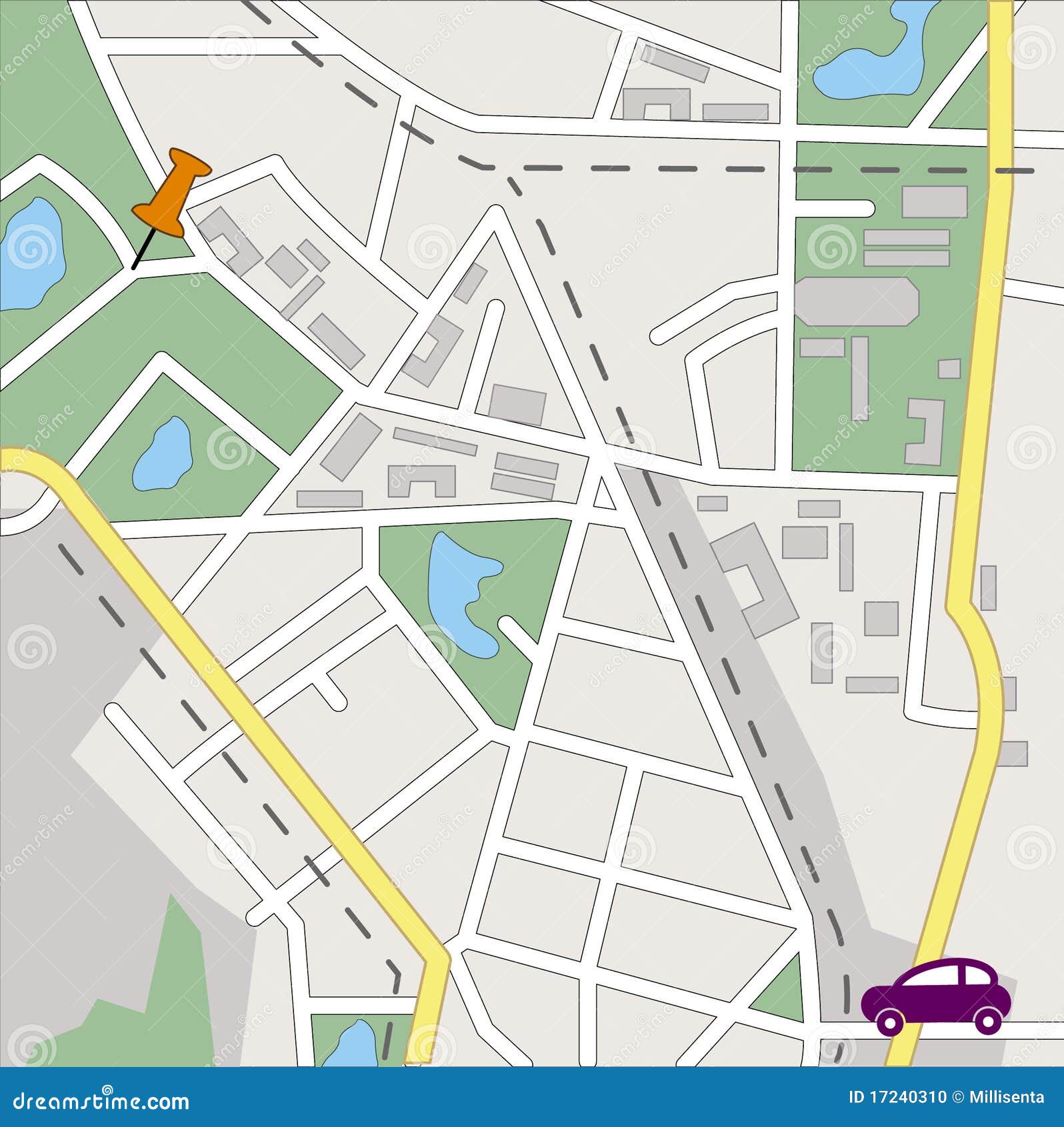 Streetmap Stock Photo - Image: 17240310