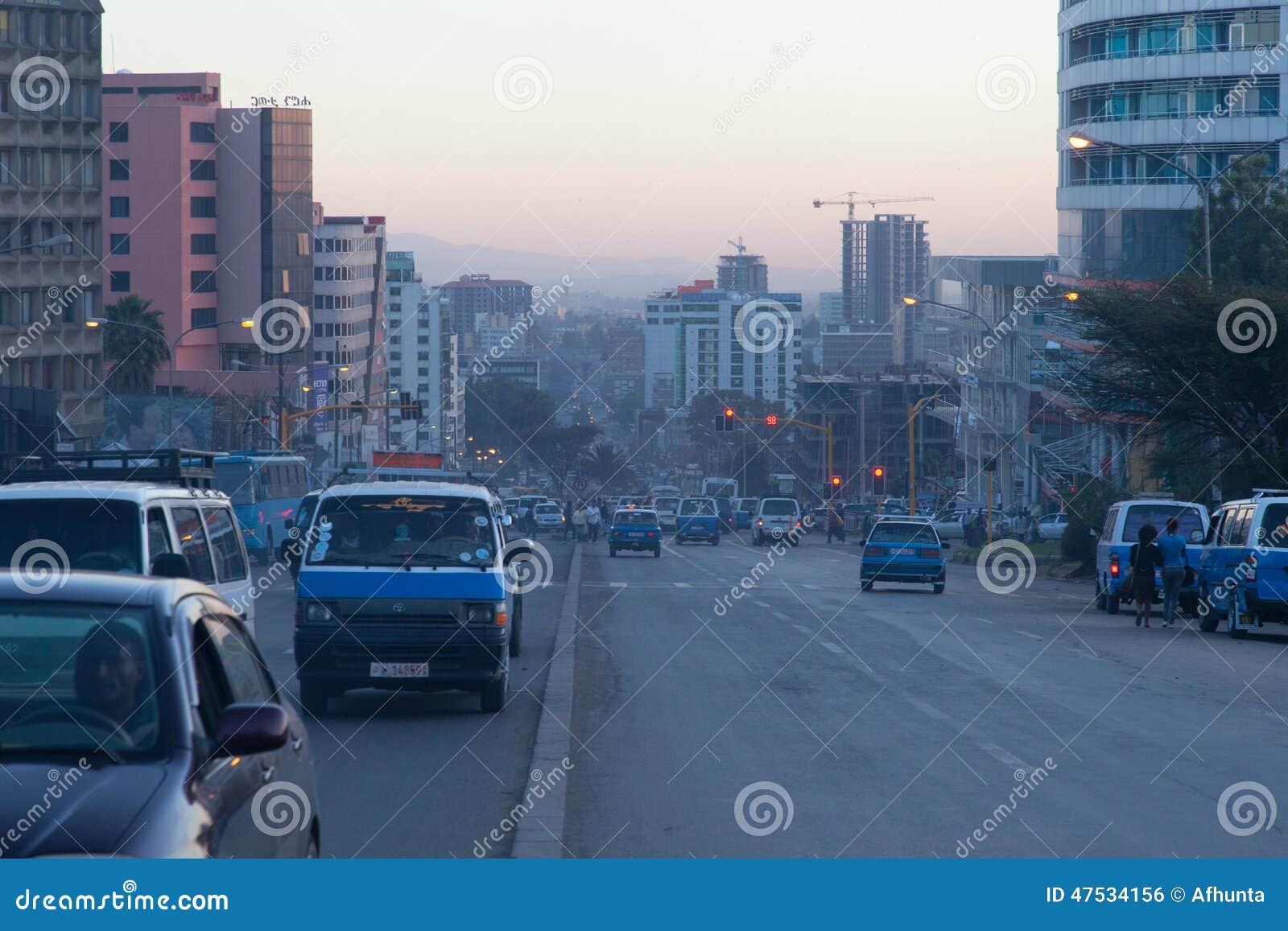 The Streets of Addis Ababa Ethiopia Editorial Photo - Image of house ...