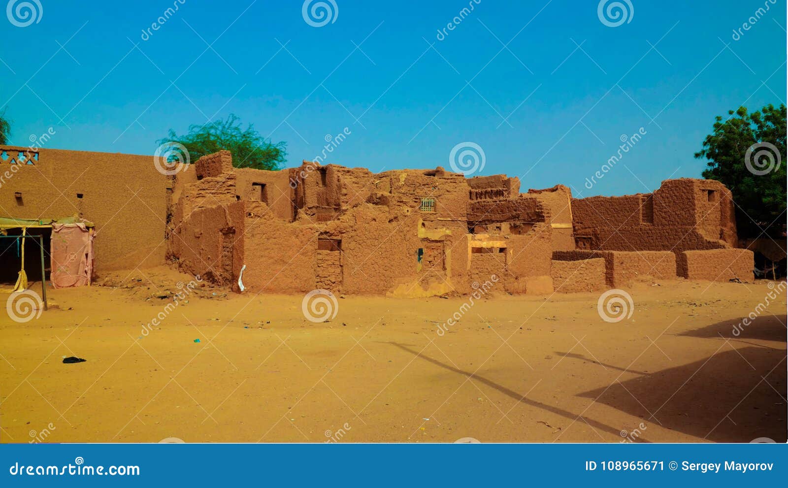 At the Streets of Agadez Old City, Niger Stock Image - Image of poverty ...