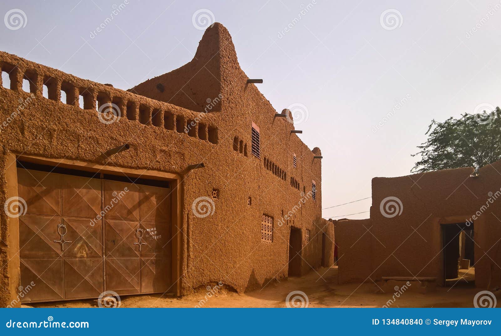 At the Streets of Agadez Old City, Niger Stock Photo - Image of ...