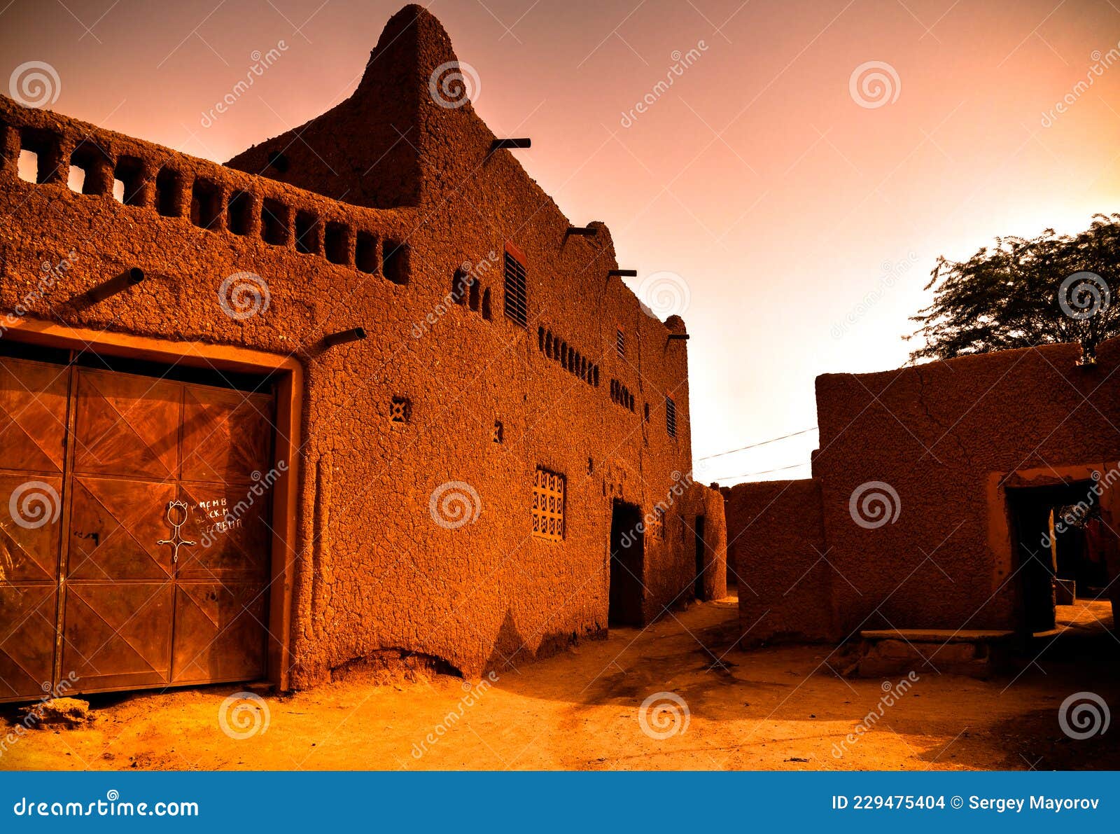 At the Streets of Agadez Old City, Niger Stock Photo - Image of agadez ...