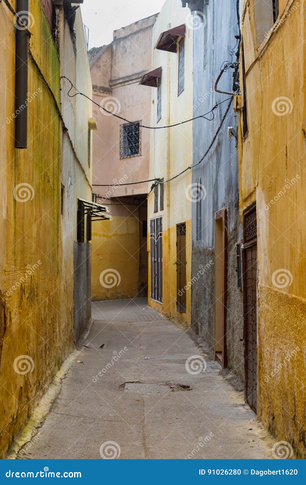 The Streets of Ancient Medina in Meknes Stock Photo - Image of ...