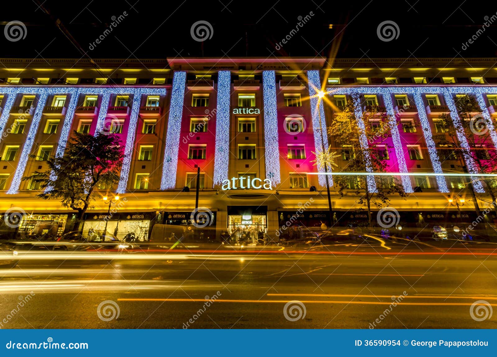 Streets of Athens editorial stock image. Image of buildings - 36590954