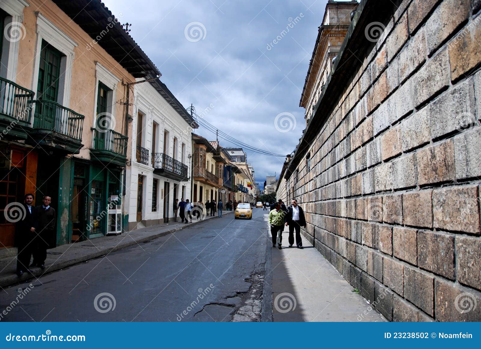 Streets of Bogota, Colombia Editorial Photography - Image of mountain ...