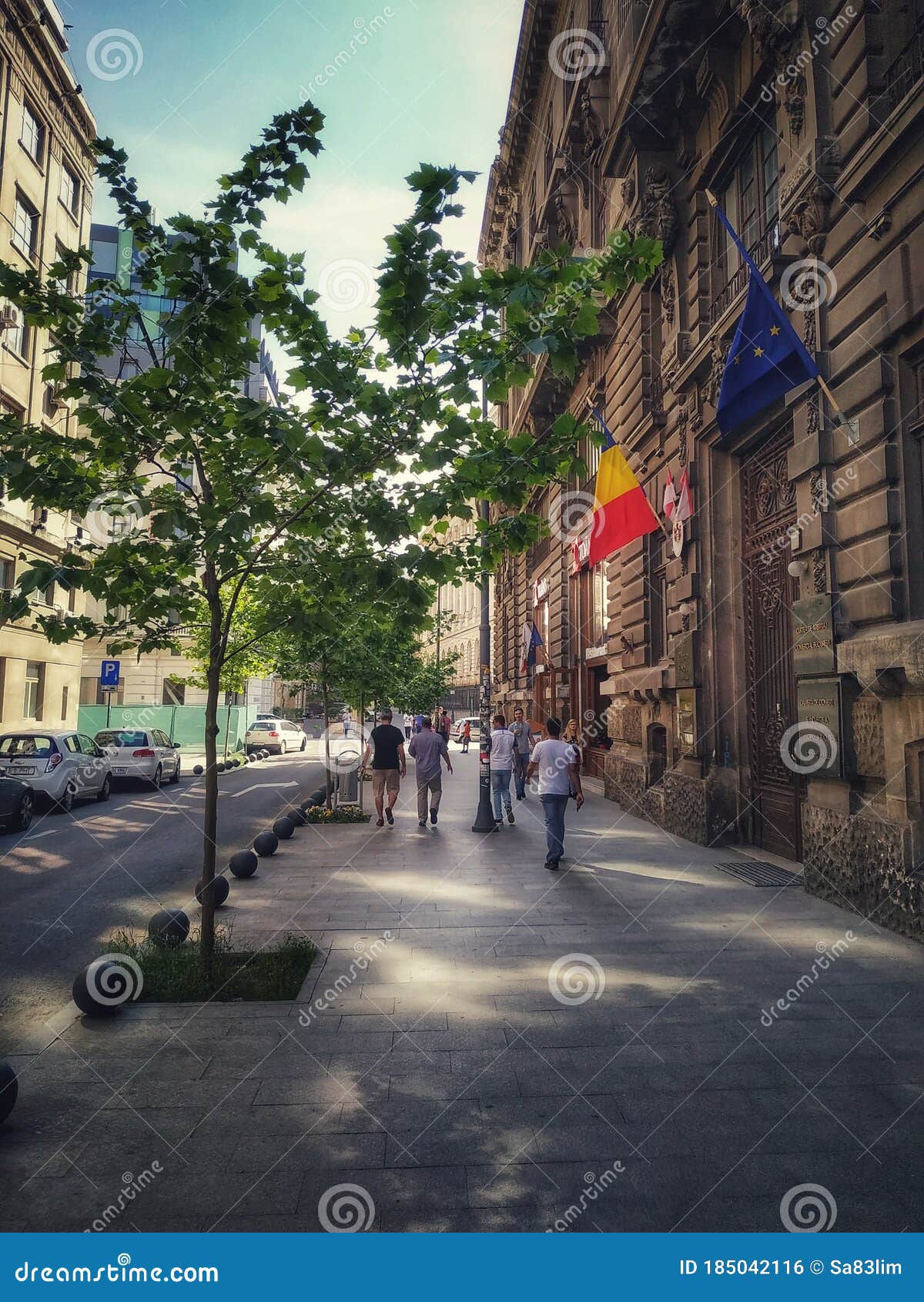 Streets of Bucharest, Romania Editorial Photo - Image of pedestrian ...