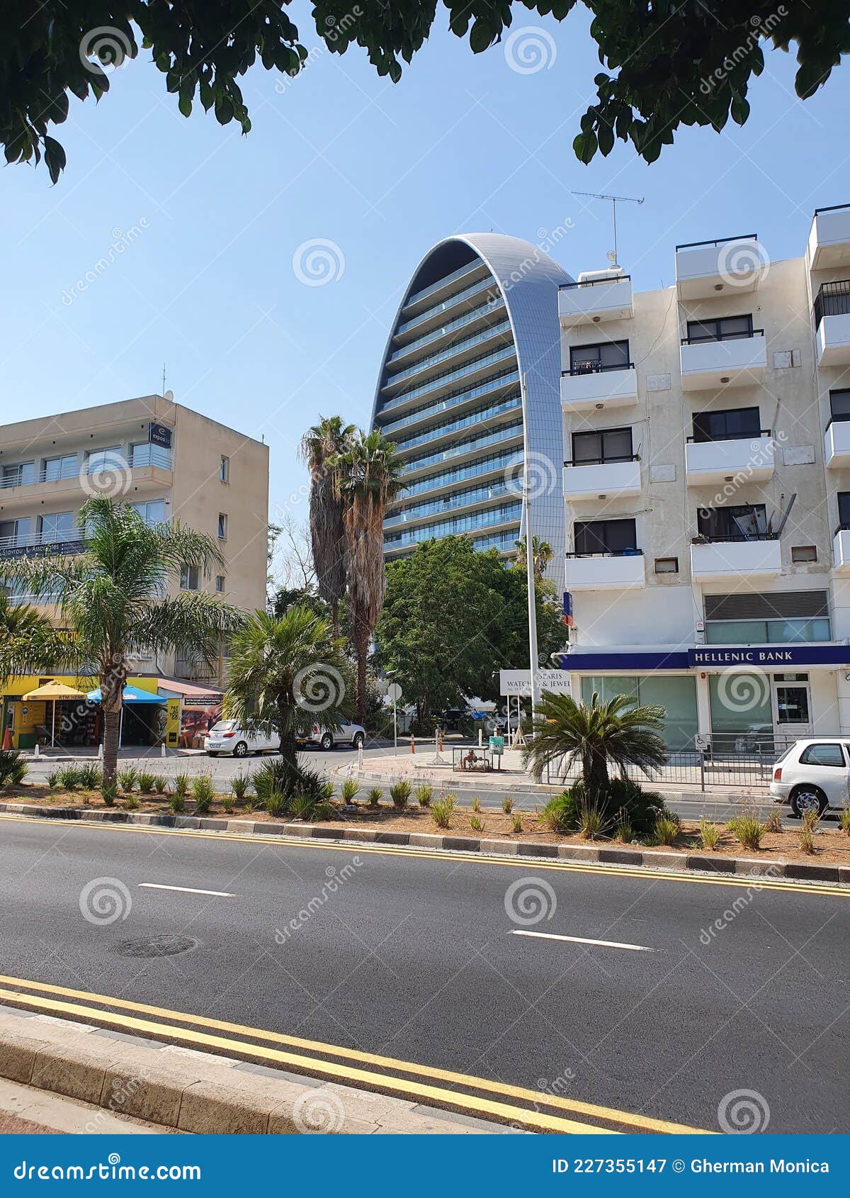 Streets and Buildings in Limassol Editorial Photography - Image of ...