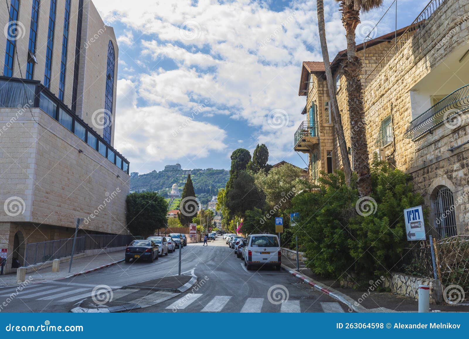 Streets in the City of Haifa in Israel Editorial Stock Photo - Image of ...