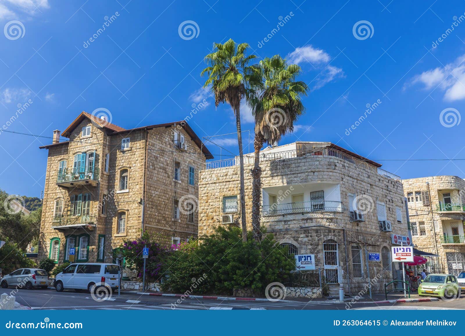 Streets in the City of Haifa in Israel Editorial Image - Image of ...
