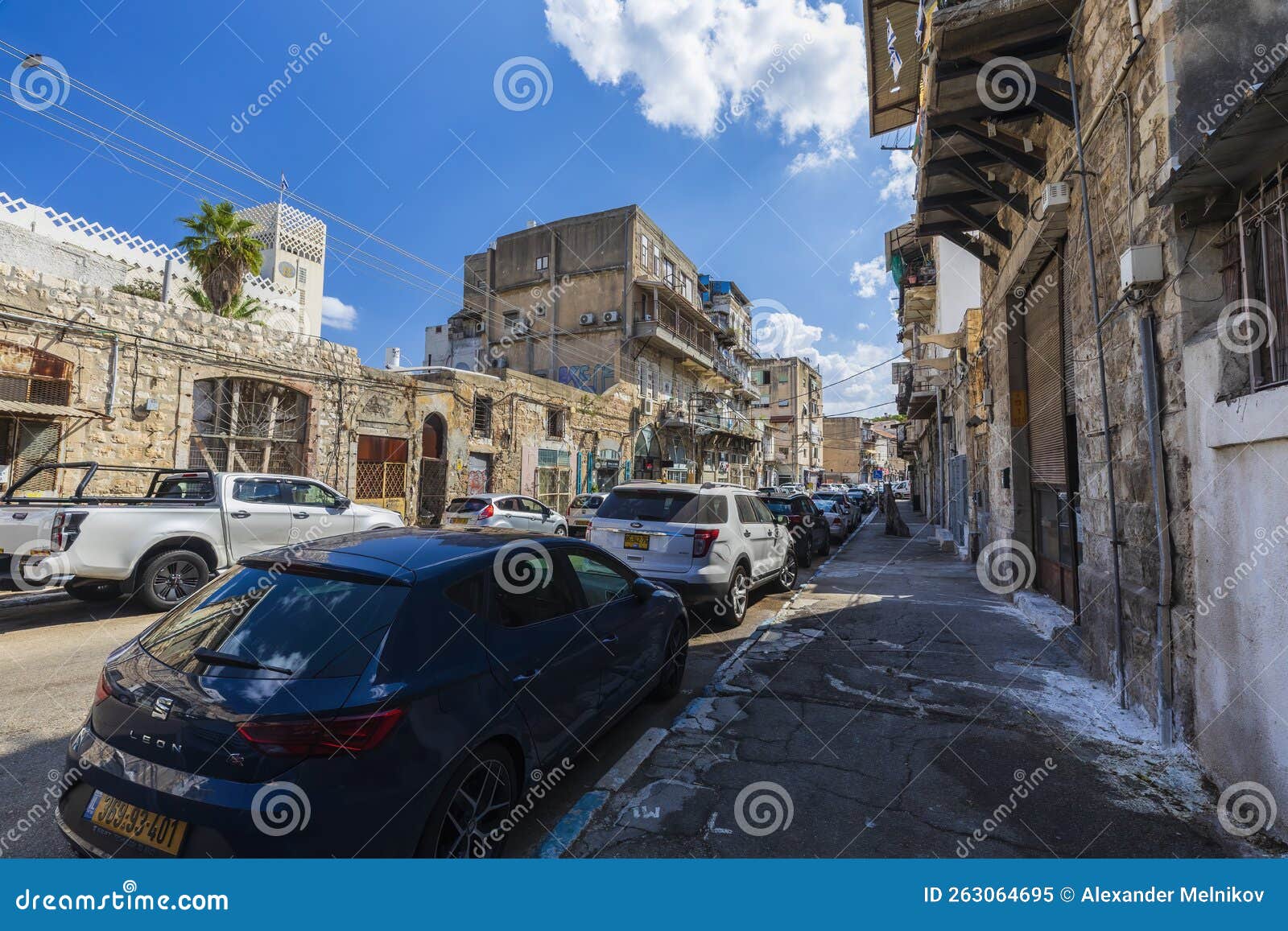 Streets in the City of Haifa in Israel Editorial Image - Image of ...